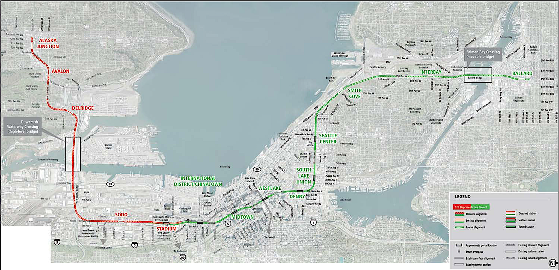 Sound transit light rail route map - poliztime